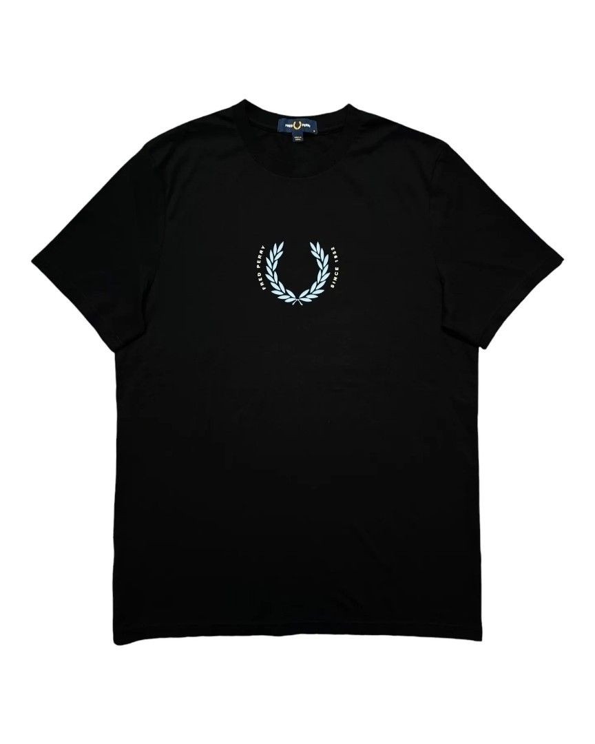 FRED PERRY BLUE LAUREL WREATH TEE, Men's Fashion, Tops & Sets, Tshirts ...