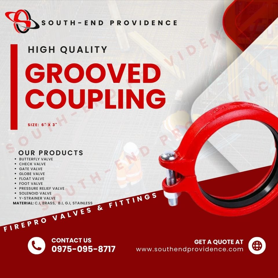 Grooved Coupling 6" x 3", Commercial & Industrial, Construction ...