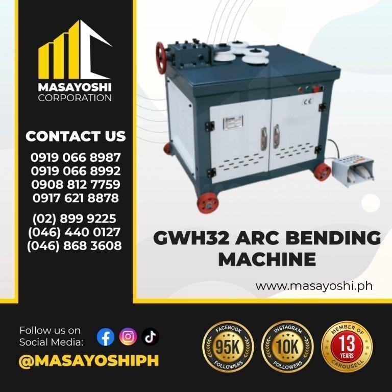 GWH32 Arc Bending Machine | Electric Bar Bender | Rebar Bender | Steel ...