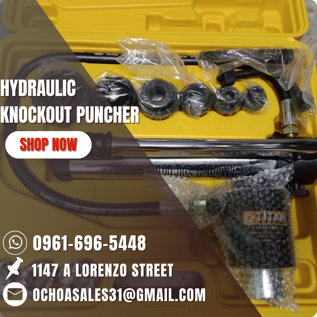 HYDRAULIC KNOCKOUT PUNCHER, Commercial & Industrial, Construction ...