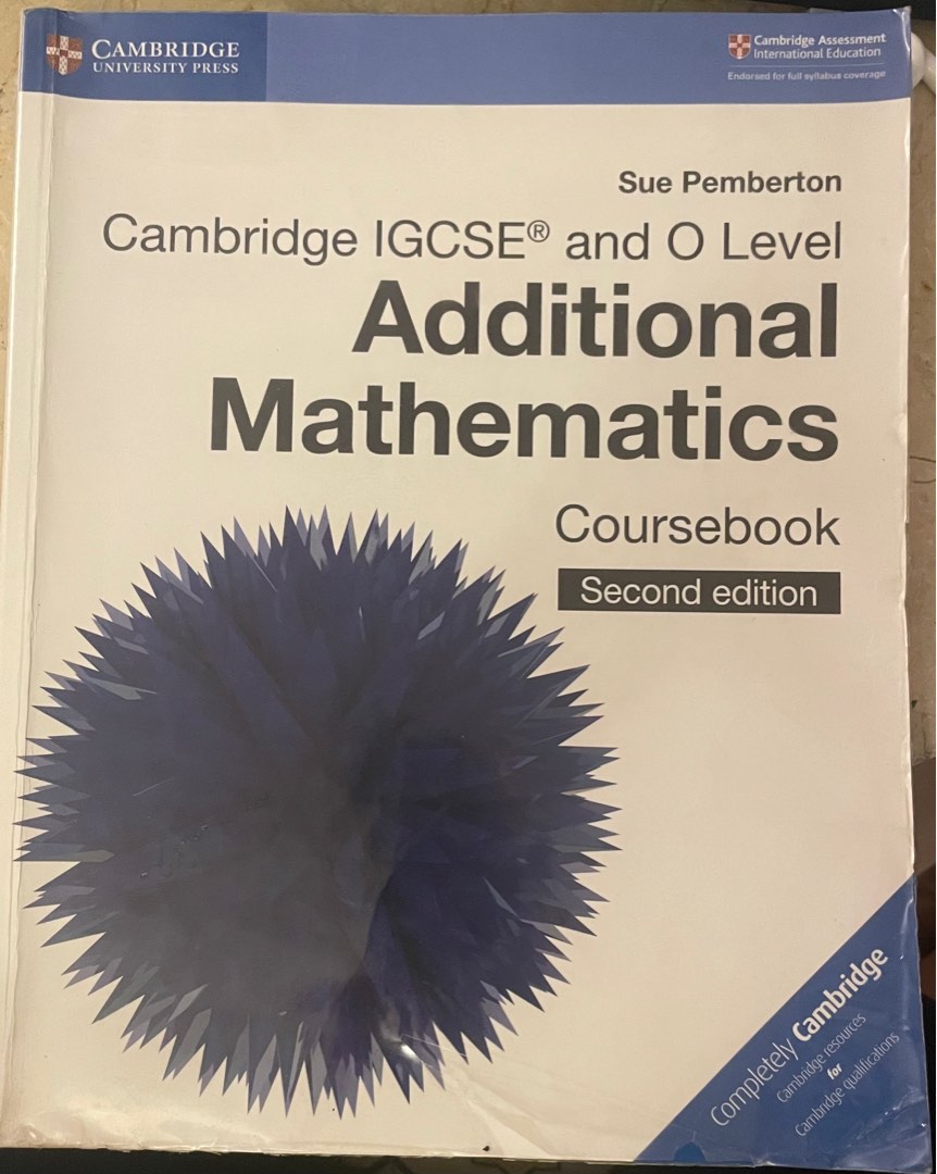 Igcse Add Maths Textbook Hobbies And Toys Books And Magazines Textbooks On Carousell