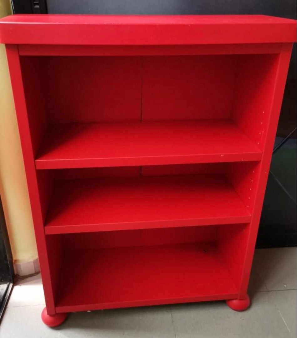 IKEA Red Mammut children shelf, Furniture & Home Living, Furniture ...