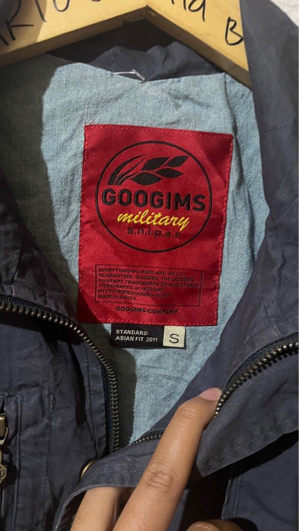 Jaket googims military, Fesyen Pria, Pakaian , Atasan di Carousell