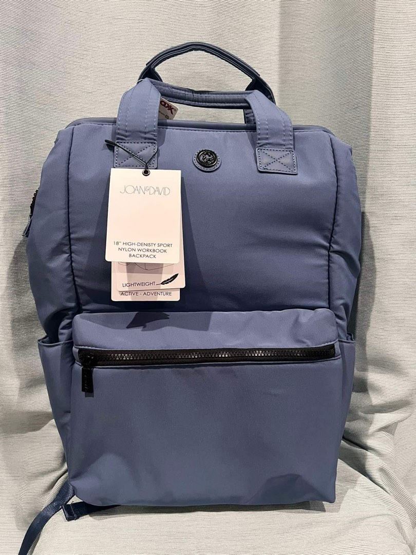 Joan&David Blue Backpack, Women's Fashion, Bags & Wallets, Backpacks on Carousell