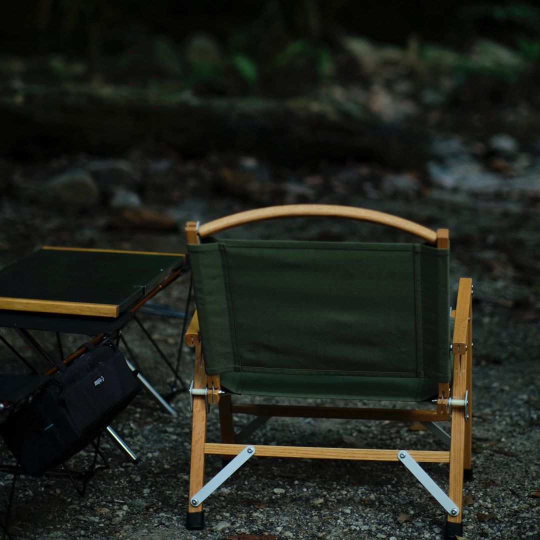 Kermit Chair wood no brand, Sports Equipment, Hiking & Camping on Carousell