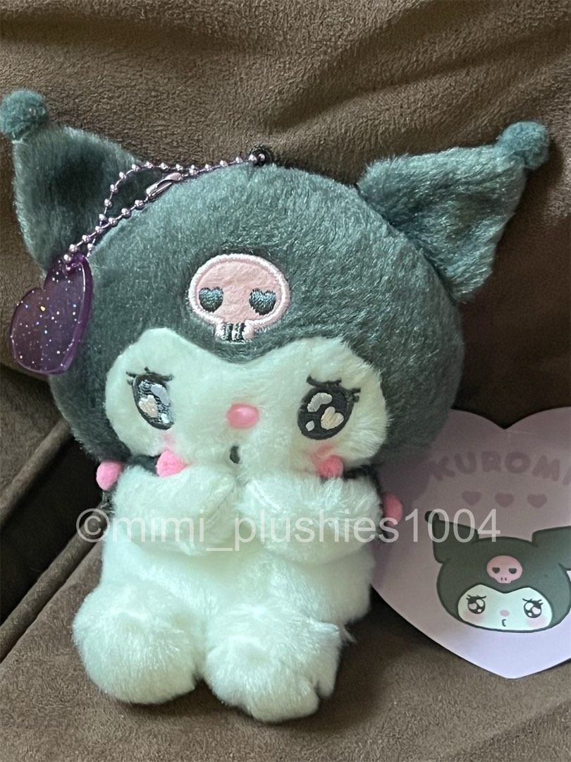 Kuromi Emo Kyun series pouting plush charm, Hobbies & Toys, Toys ...