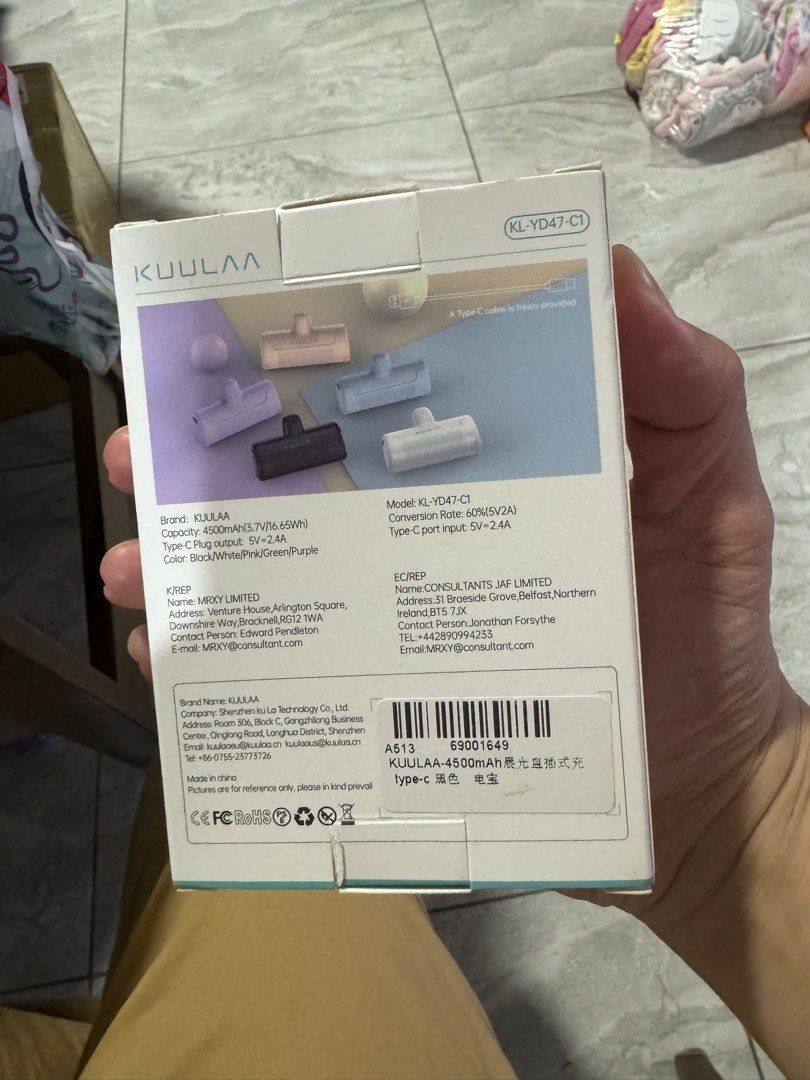 Kuulaa Pocket Power Bank 4500mAh, Mobile Phones & Gadgets, Mobile ...