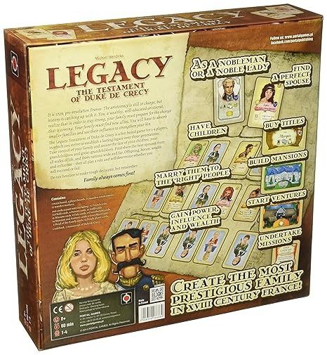 Legacy: The testament of duke de crecy Board Game, Hobbies & Toys, Toys ...