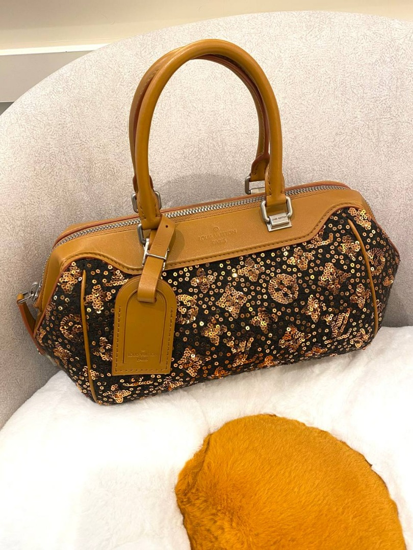 LOUIS VUITTON LIMITED EDITION MONOGRAM SEQUIN SUNSHINE EXPRESS BABY TOP ...