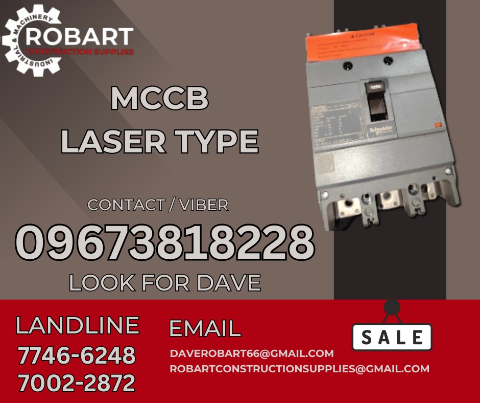 MCCB LASER TYPE, Commercial & Industrial, Industrial Equipment on Carousell