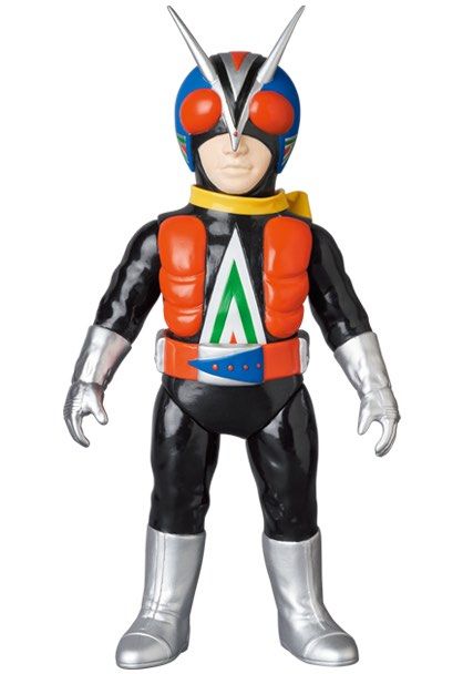 罕有Medicom Sofvi 幪面超人 V3 怪人 「假怪金剛 」搪膠公仔 Kamen Rider Rider Man Vinyl Sofubi Action Figure 中膠 軟膠 大膠 ...