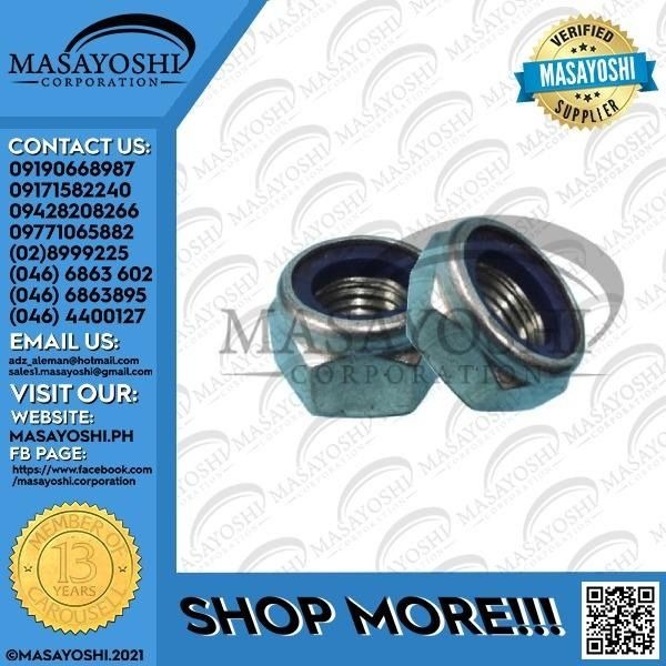 Meisons ss lock nut stainless self locking locknut | 20mm | Fastening ...