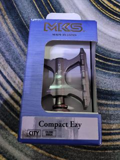 MKS Compact Ezy Pedals with Titanium Axle (Brompton), Sports Equipment, Bicycles & Parts, Parts ...