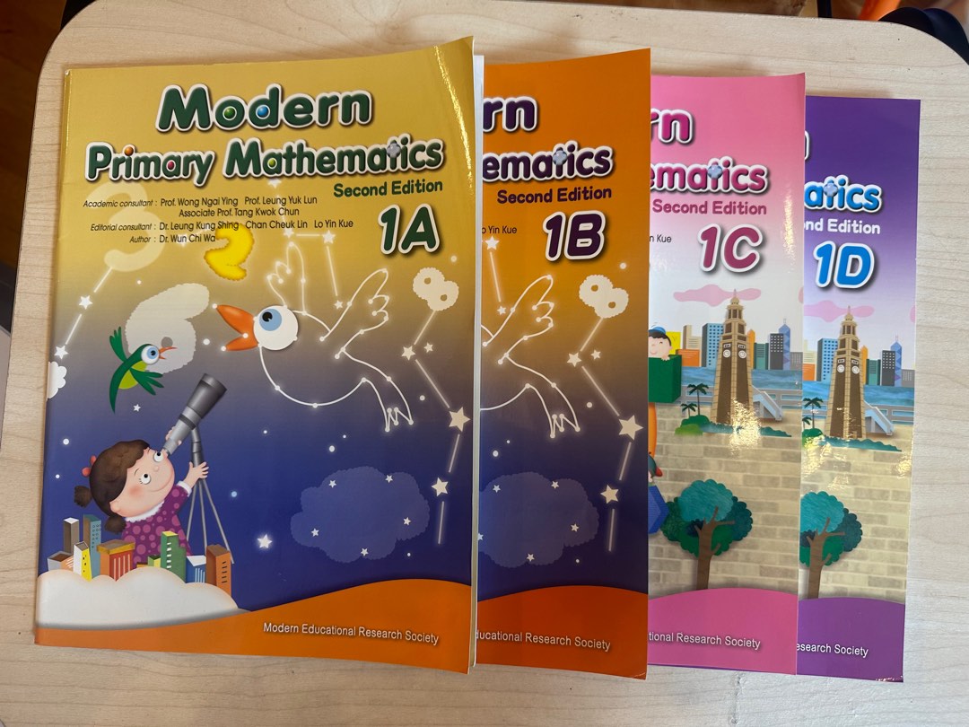Modern Primary Mathematics 1A/B/C/D, 興趣及遊戲, 書本 & 文具, 教科書 - Carousell