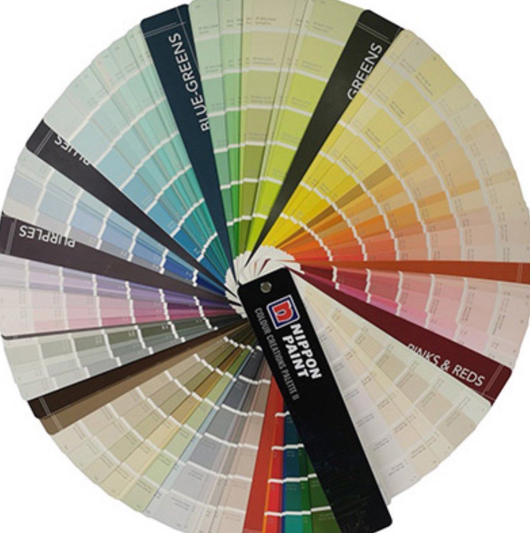 Nippon paint fan deck colour creations palette II, Furniture & Home ...