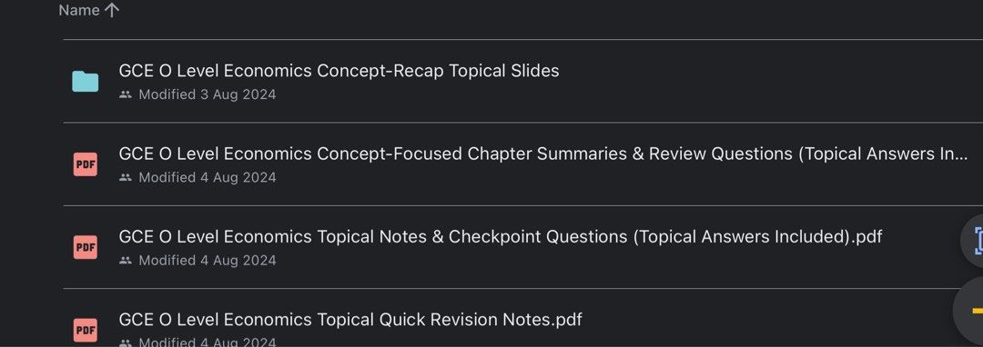 O LEVEL ECONOMICS | SEC 3 SEC 4 ECONS COMPREHENSIVE CONCEPT-FOCUSED ...