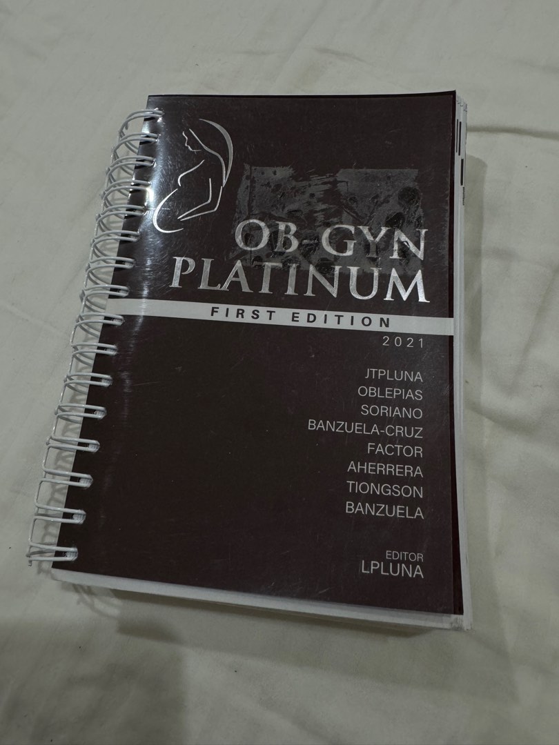 Ob Gyn Platinum Coiled 1st ed 2021, Hobbies & Toys, Books & Magazines, Textbooks on Carousell