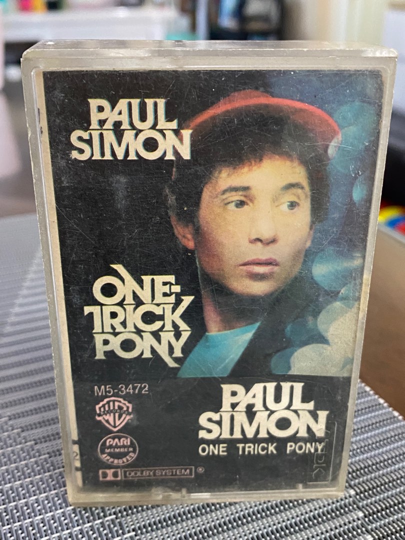 Paul Simon - One Trick Pony - Philippines Original Pop Music Album Cassette Tape - G w penmarks ...