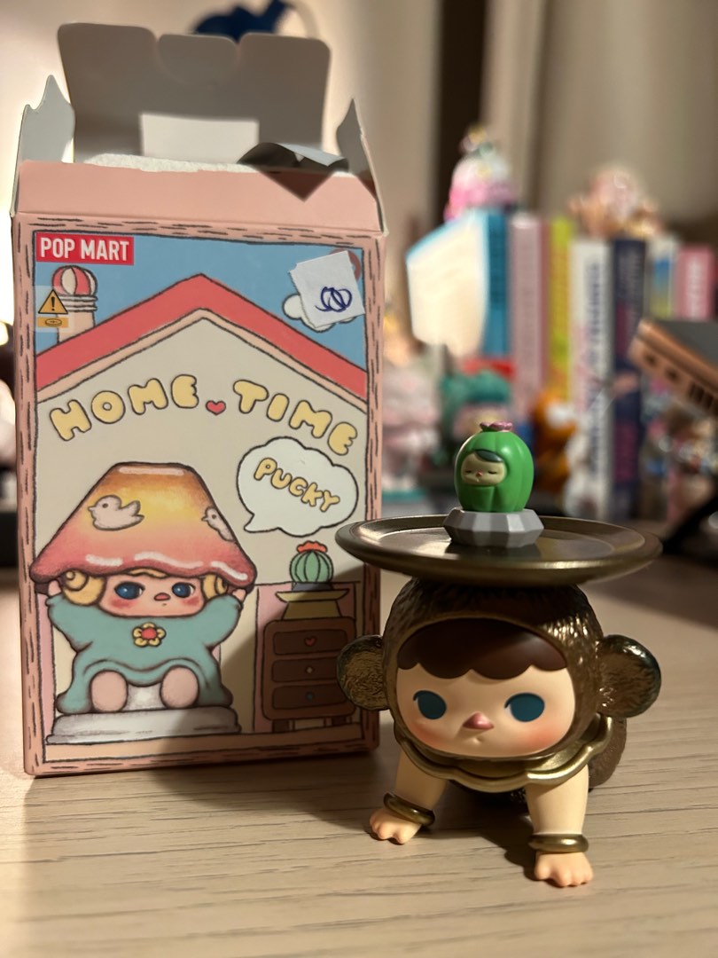 Popmart - Home Time Pucky, Hobbies & Toys, Toys & Games on Carousell