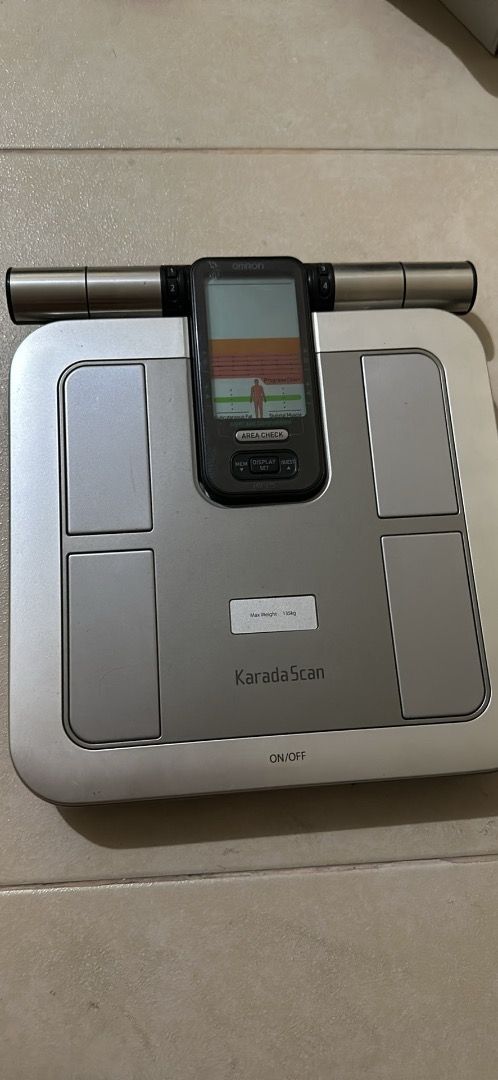 Preloved Omron HBF-375 Digital Karada Scan Body Composition Monitor ...