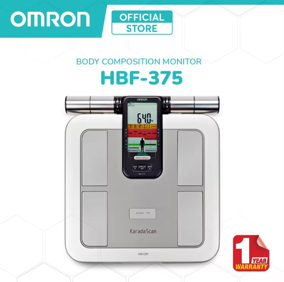 Preloved Omron HBF-375 Digital Karada Scan Body Composition Monitor ...