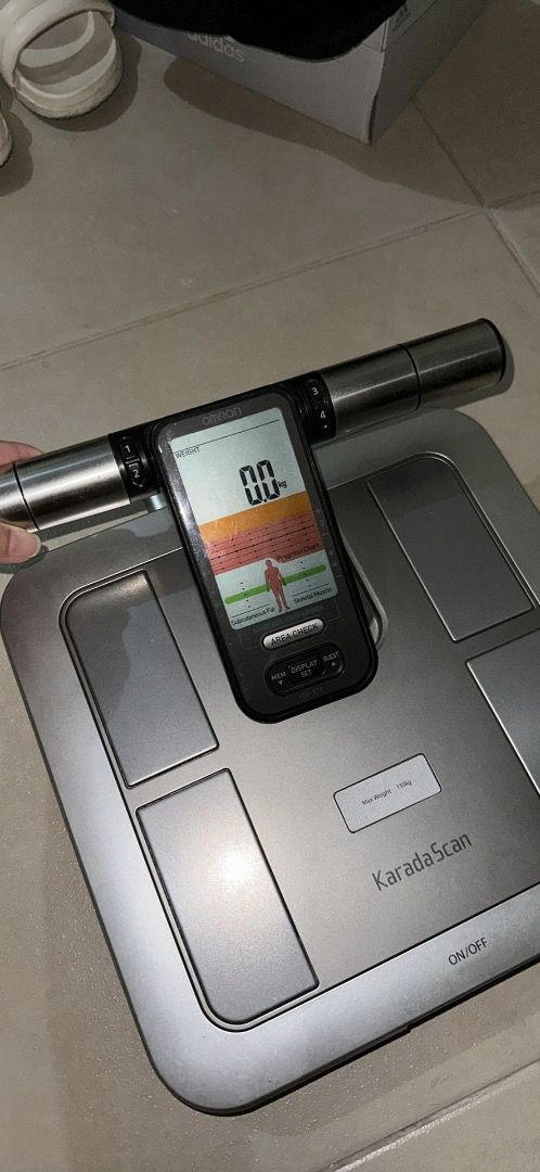 Preloved Omron HBF-375 Digital Karada Scan Body Composition Monitor ...