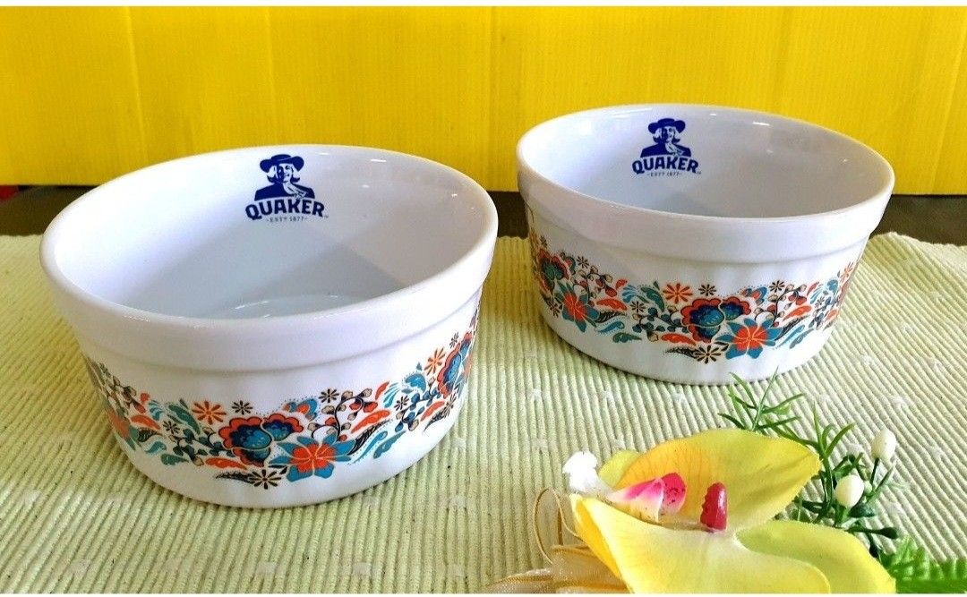 Quaker Oats Bowls & Scoop, Furniture & Home Living, Kitchenware ...