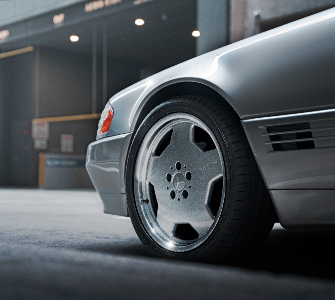 [RARE] Mercedes AMG Monoblock 2 18" inch wheels rims, Car Accessories ...