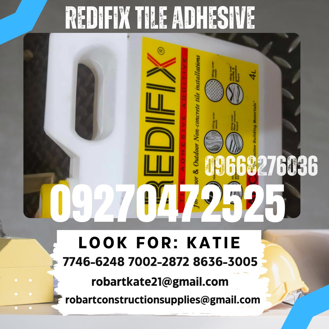 REDIFIX Tile Adhesive, Commercial & Industrial, Construction Tools ...