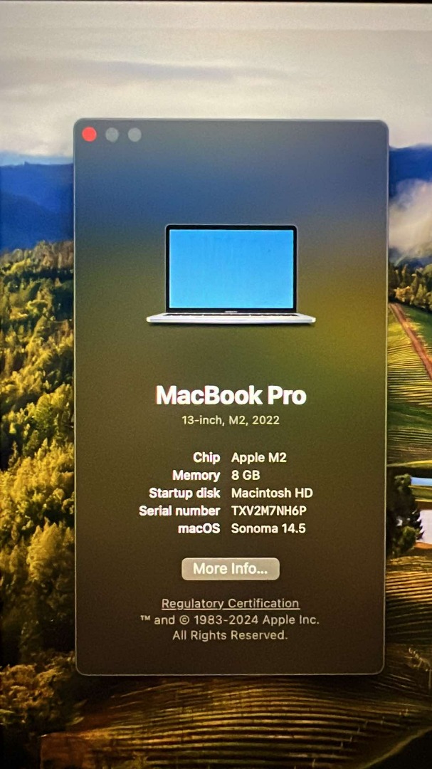 (RUSH) MacBook Pro M2 13inch 2022 8GB RAM 512GB SSD, Computers & Tech ...