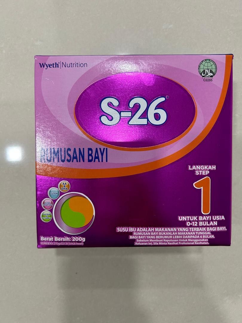 S-26 Step 1 Formula Milk 200g, Babies & Kids, Nursing & Feeding ...