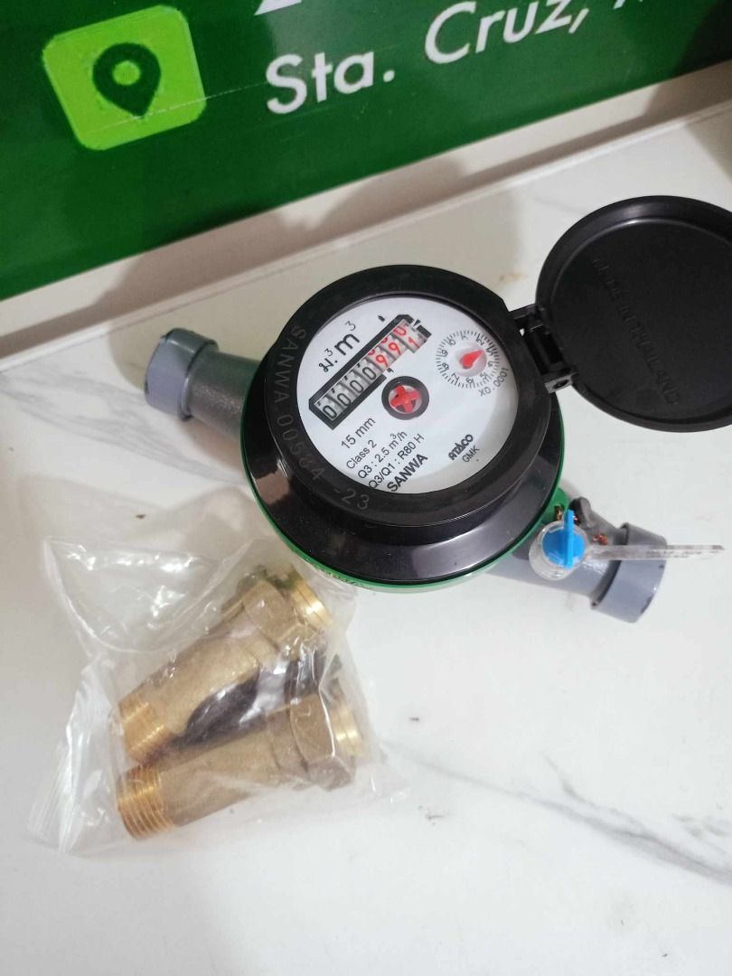 SANWA WATER METER Calibrated w/ Cert, Commercial & Industrial ...