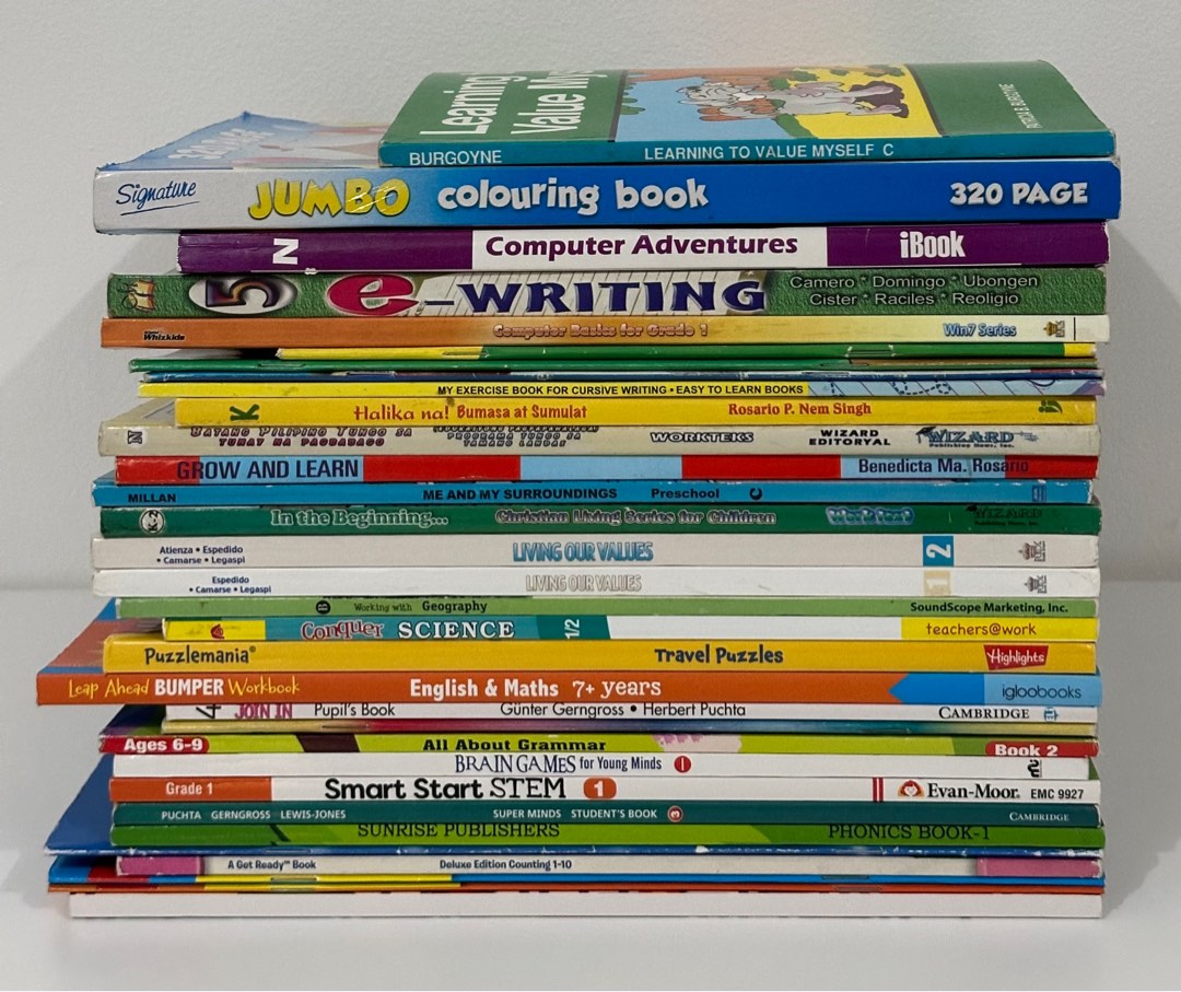 Set of workbooks for Nursery to G1, Hobbies & Toys, Books & Magazines ...