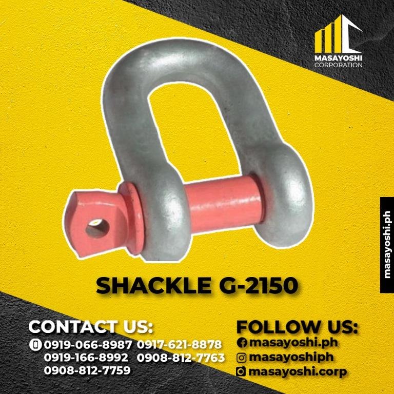 Shackle G-2150 | Bolt Type Anchor | Shackle D Type | Anchor | Lifting Equipment | Lifter ...