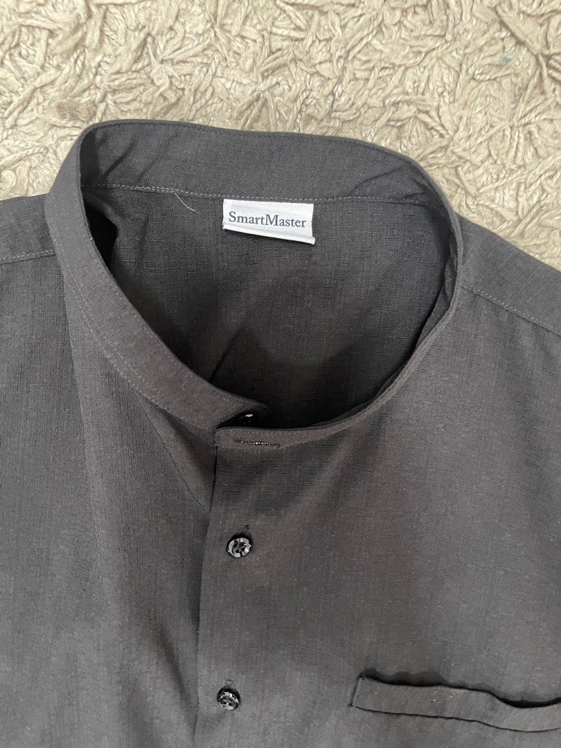 Smart master kemeja hitam XL, Men's Fashion, Tops & Sets, Formal Shirts ...