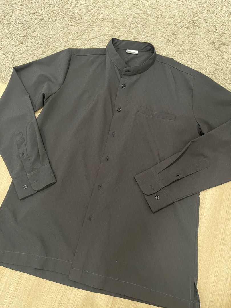 Smart master kemeja hitam XL, Men's Fashion, Tops & Sets, Formal Shirts ...