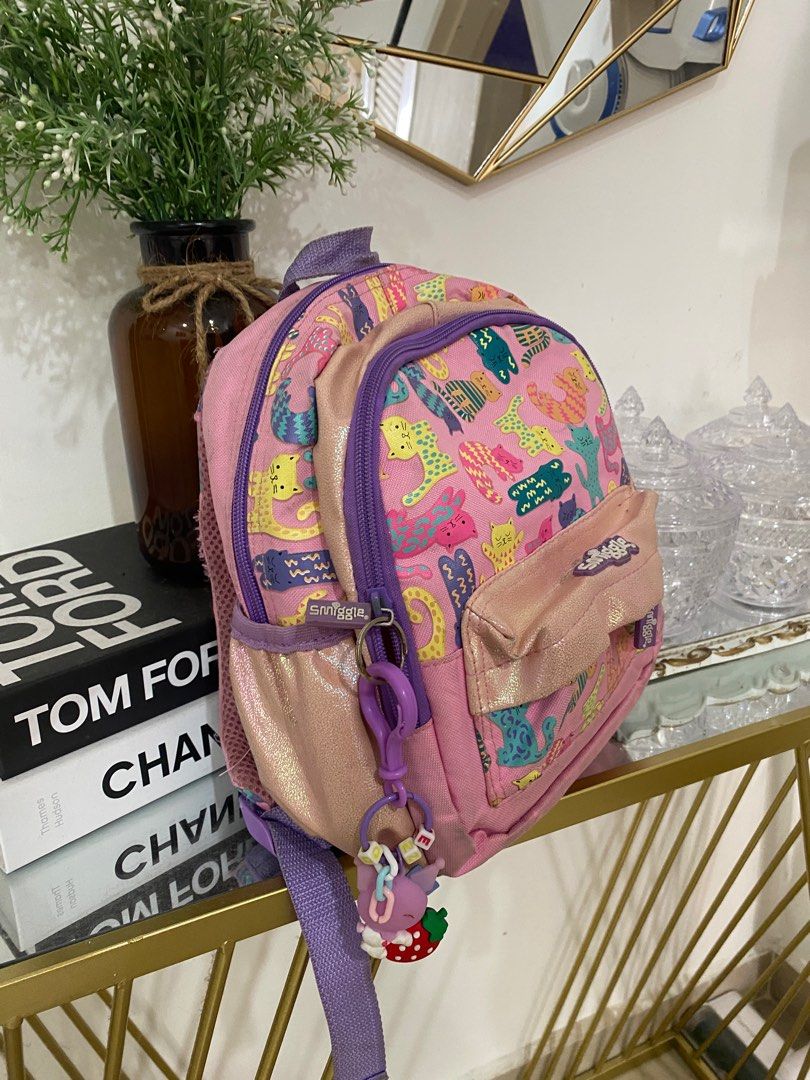 Smiggle Teeny Backpack Cat, Babies & Kids, Babies & Kids Fashion on ...