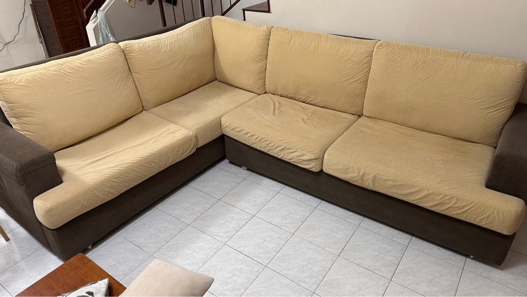 Sofas L shapes detachable, Furniture & Home Living, Furniture, Sofas on ...