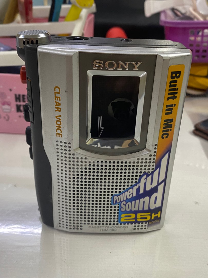 Sony Cassette Recorder TCM-150 Standard Voice Recorder - DEFECTIVE ...