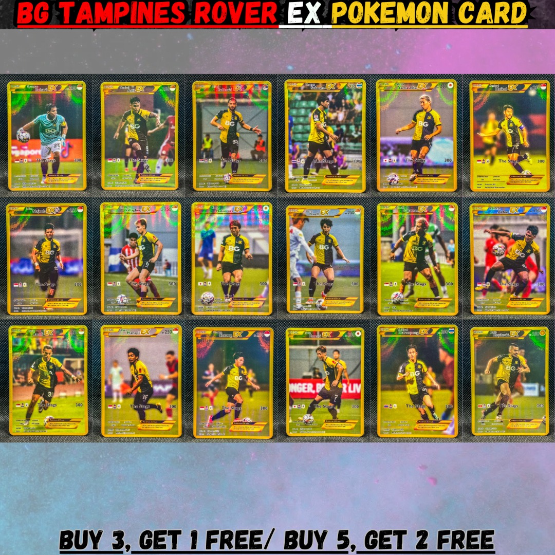 SPL: BG Tampines Rovers EX Pokemon, Hobbies & Toys, Toys & Games on ...