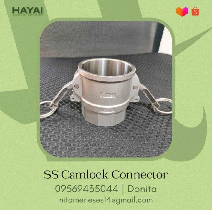 SS Camlock Connector, Commercial & Industrial, Construction Tools ...