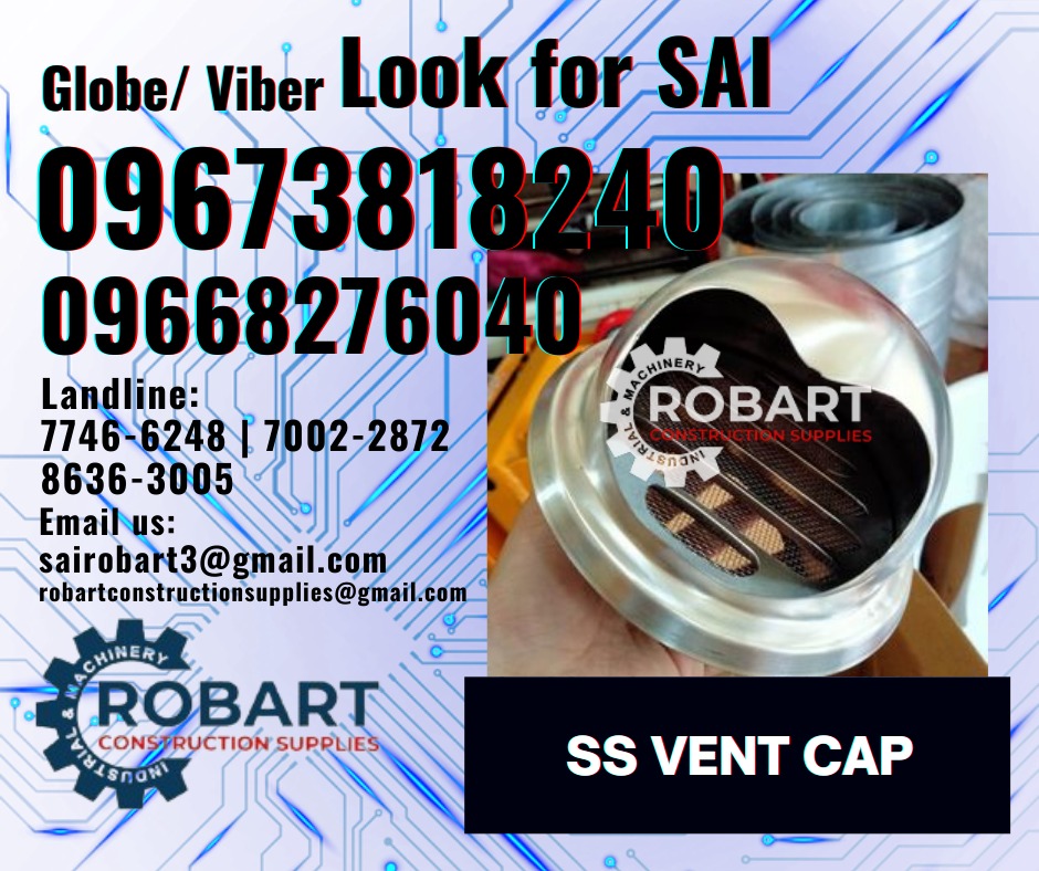 SS Vent Cap, Commercial & Industrial, Construction Tools & Equipment on ...
