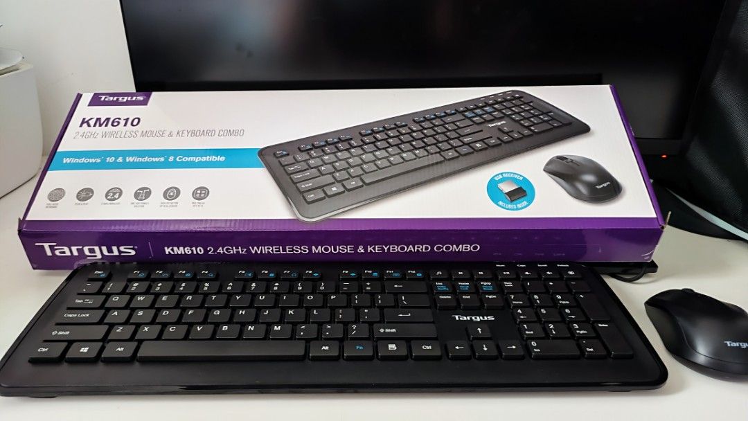 Targus wireless keyboard + mouse combo, Computers & Tech, Parts ...