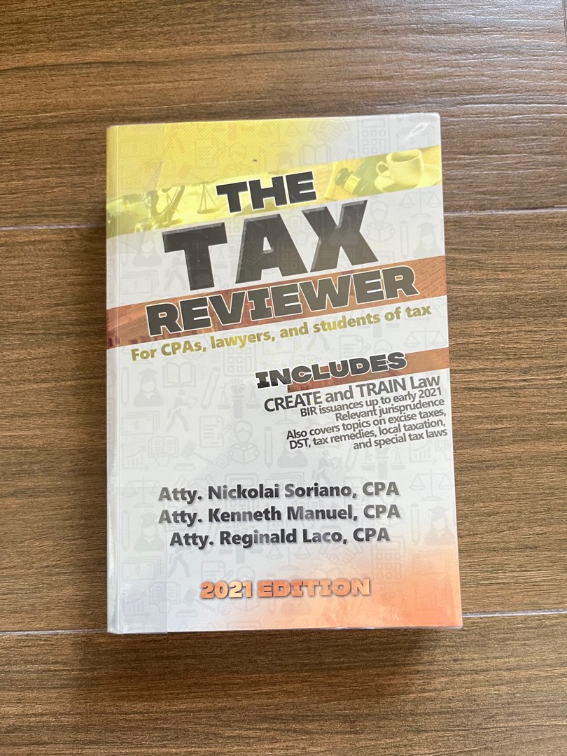 TAX REVIEWER by Laco, Manuel, Soriano, Hobbies & Toys, Books ...