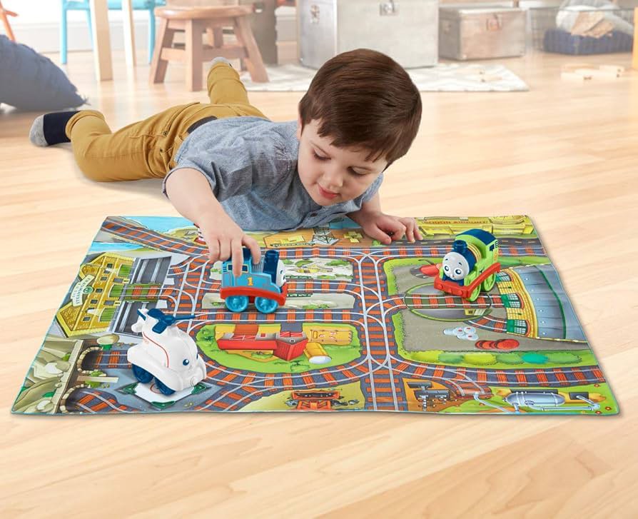 Thomas and Friends Play Mat Plastic/Vinyl Railroad Take along retail ...