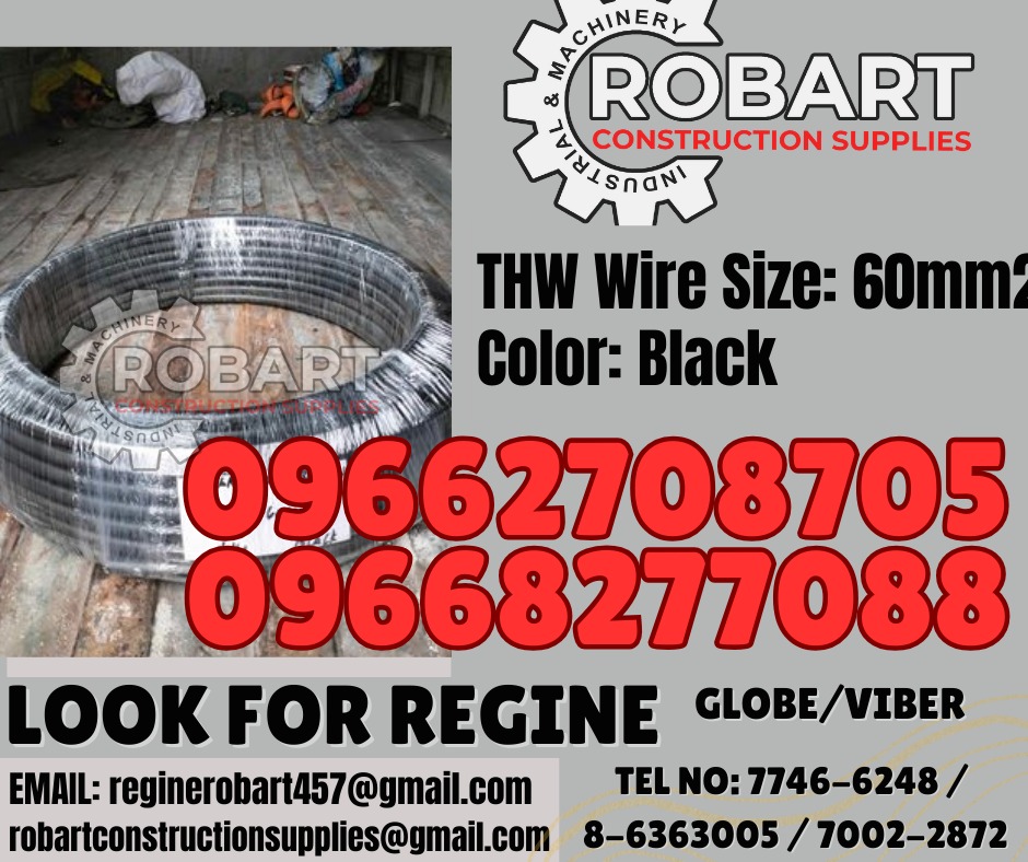 THW Wire Size: 60mm2 Color: Black3, Commercial & Industrial ...
