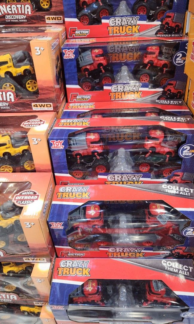 TOY ADDICT Transformer & Truck, Toys & Collectibles, Mainan di Carousell