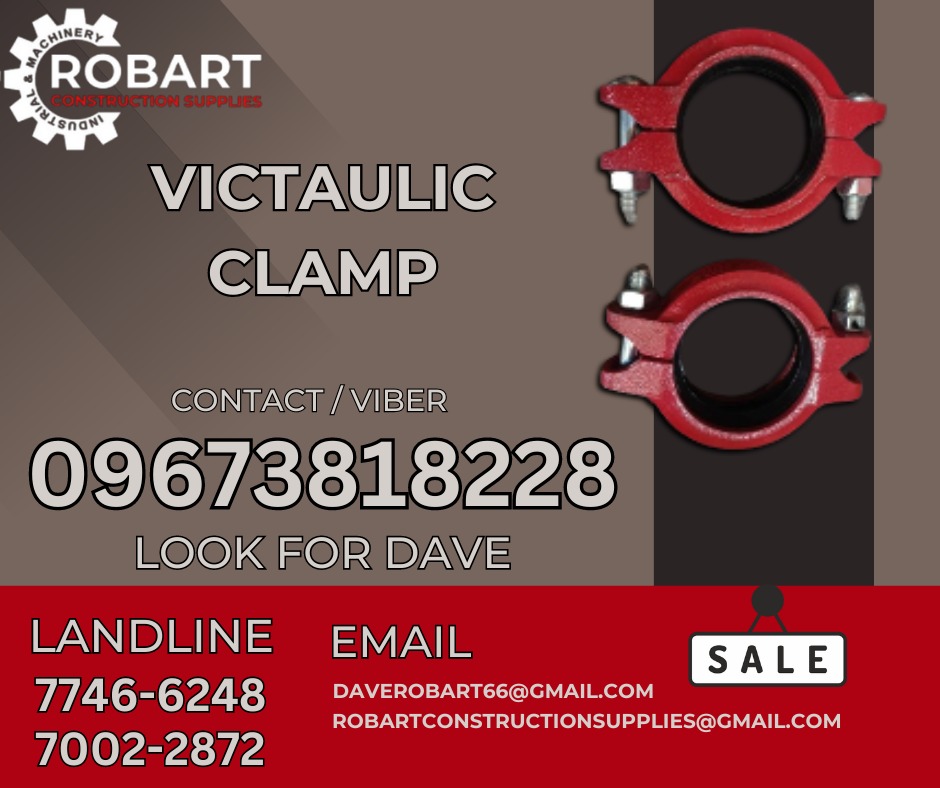VICTAULIC CLAMP, Commercial & Industrial, Industrial Equipment on Carousell