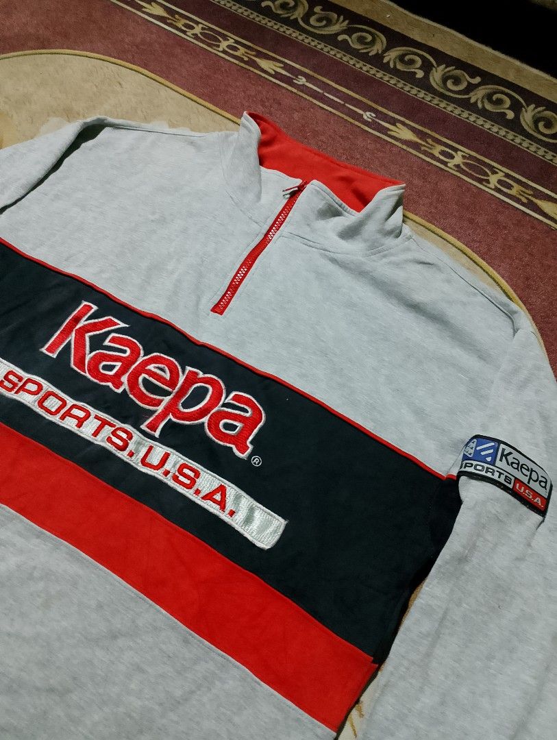 Vintage 90s kaepa big logo, Men's Fashion, Tops & Sets, Hoodies on Carousell
