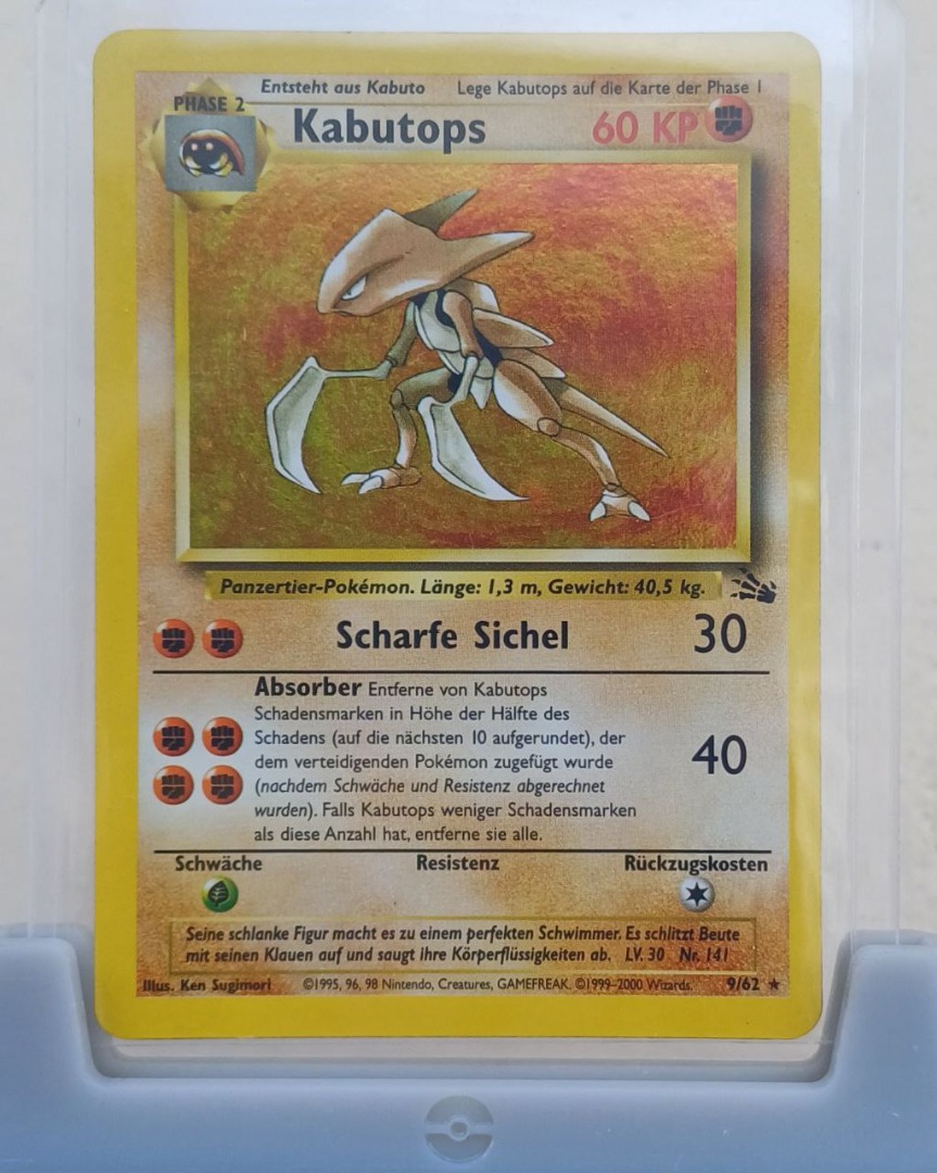 Vintage Pokemon Cards - Fossil Unlimited (German), Hobbies & Toys, Toys ...